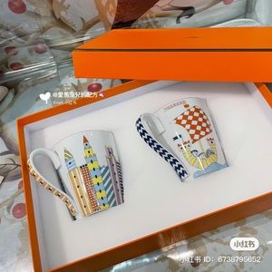 Hermes | Dining | New Auth Hermes Epopee Mugs Set | Poshmark